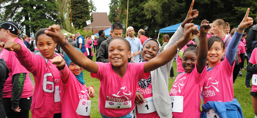 Coach With Girls On The Run At Douglas Macarthur Elementary School ...