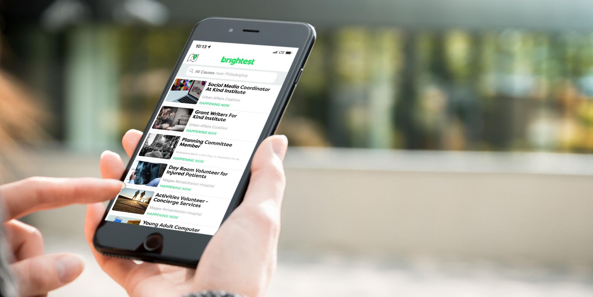 The Mobile App for Volunteering & Social Good - Brightest for iPhone ...